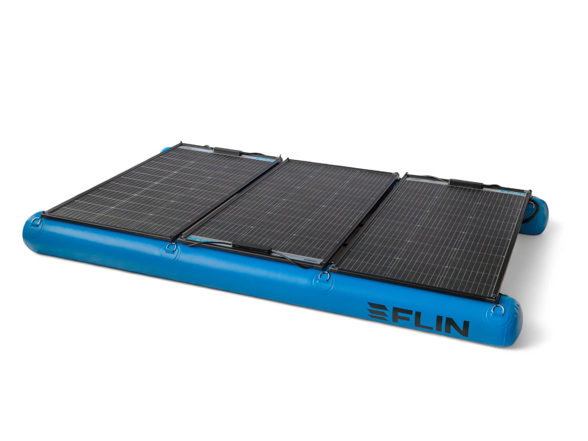 FLINraftᐩ Inflatable floating solar system
